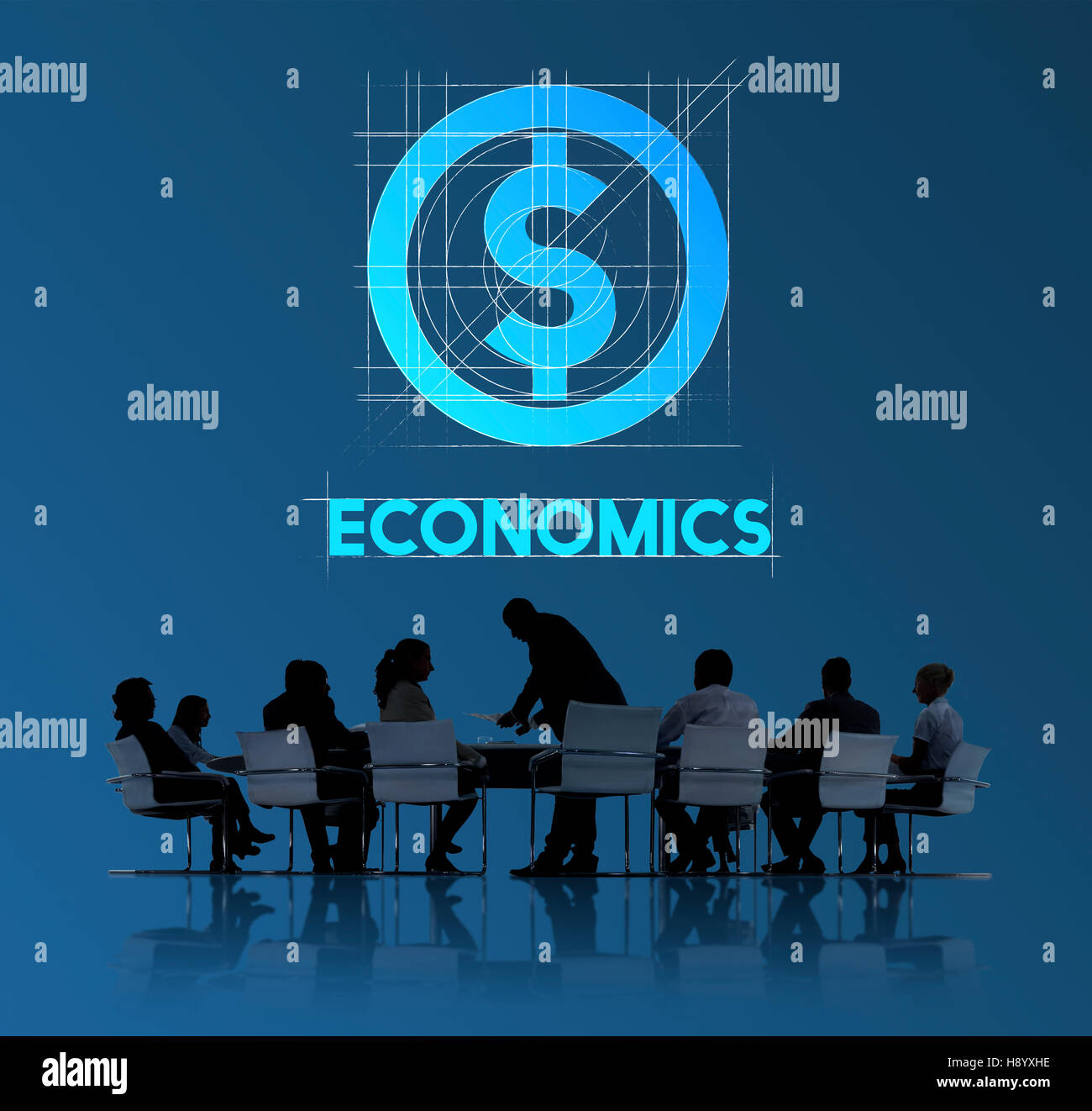 Economics Finance Money Technology Graphic Concept Stock Photo - Alamy