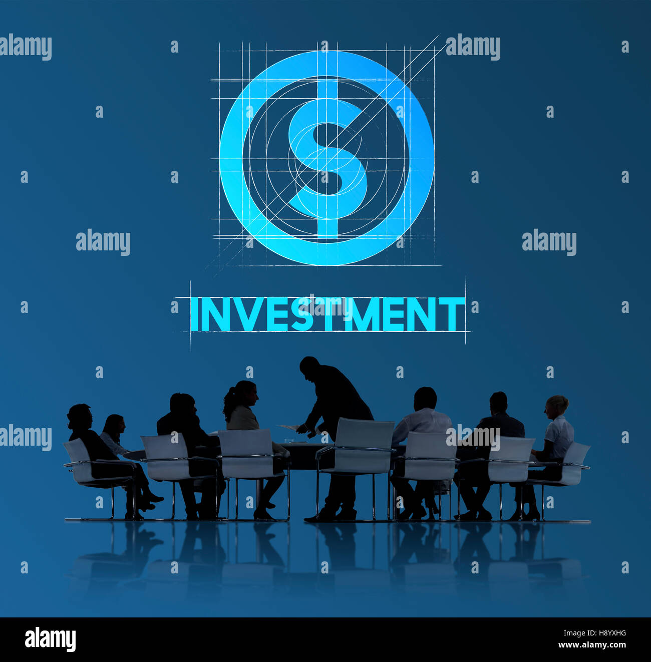 Investment Financial Money Business Technology Graphic Concept Stock ...
