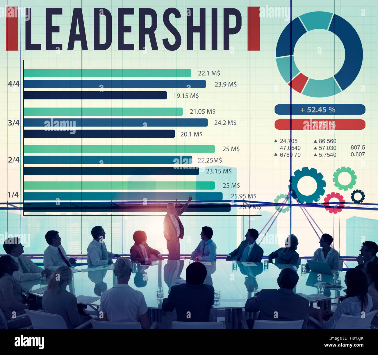 Leadership Leader Coaching Director Manage Concept Stock Photo - Alamy