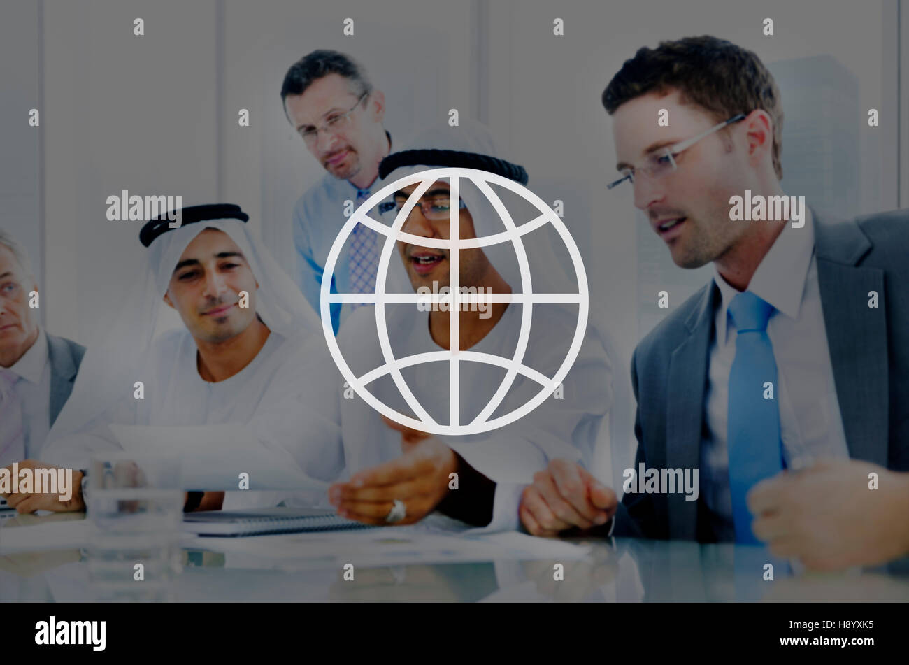 Global Community International Worldwide World Connected Stock Photo ...