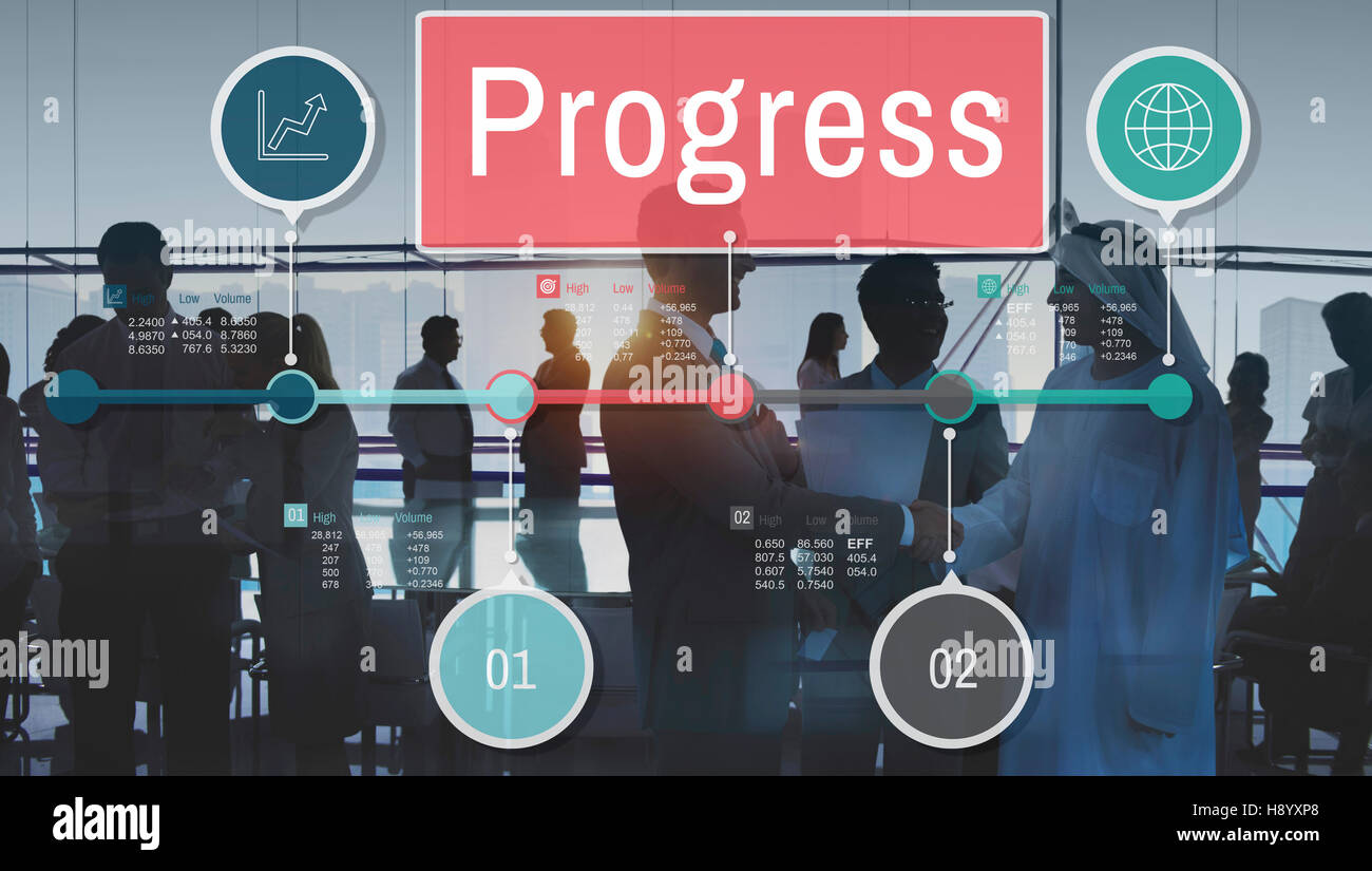 Progress Improvement Investment Mission Develoment Concept Stock Photo ...