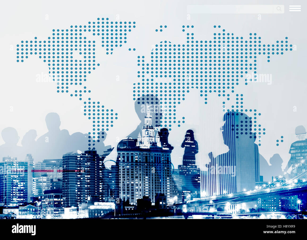 Skyline cartography hi-res stock photography and images - Alamy