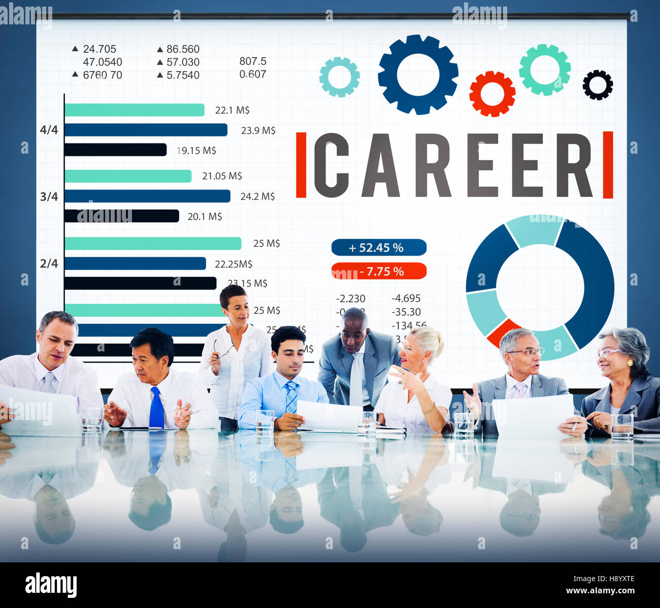 Job Career Occupation Working Concept Stock Photo - Alamy