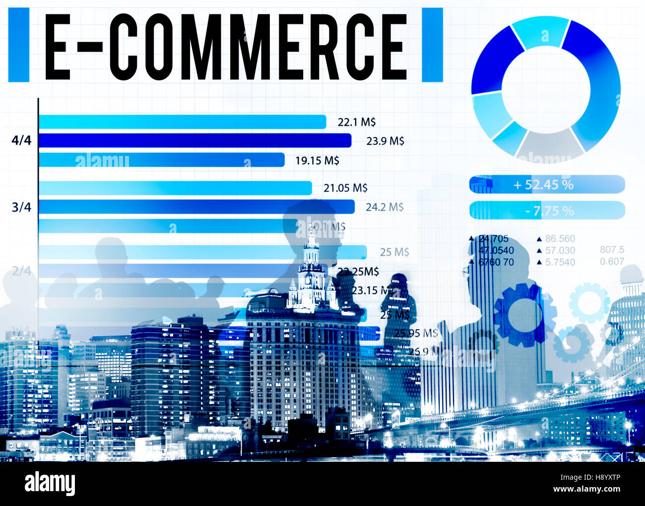 E-Commerce Online Marketing Strategy Corporate Concept Stock Photo - Alamy