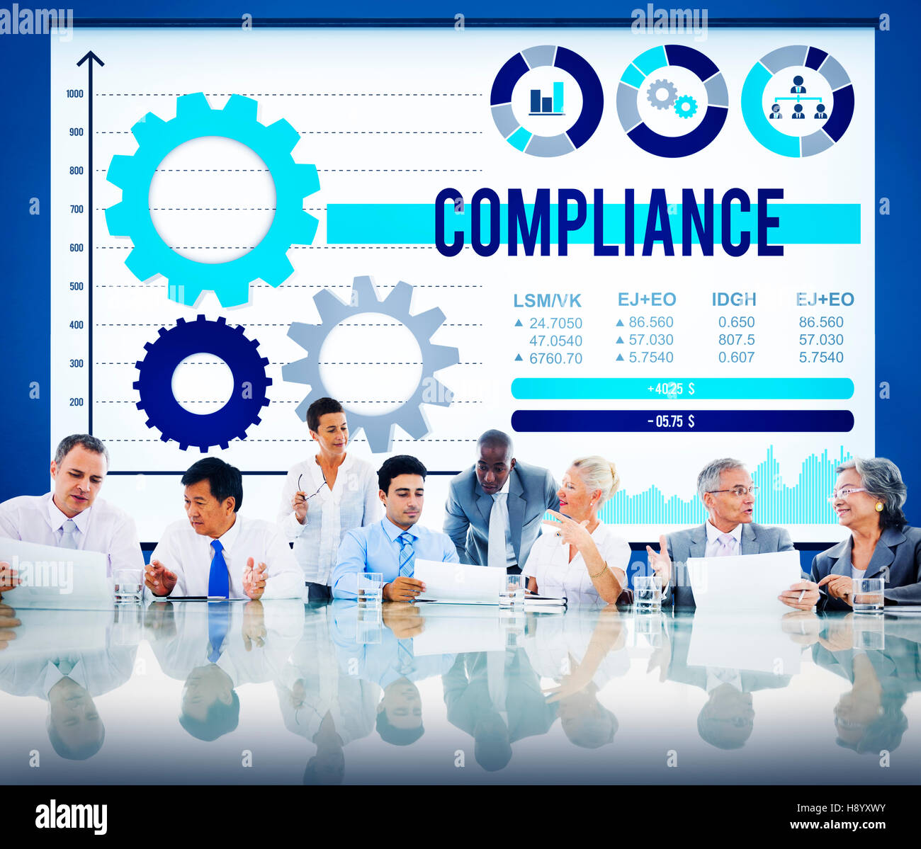 Compliance Accept Collaboration Growth Analysis Concept Stock Photo - Alamy
