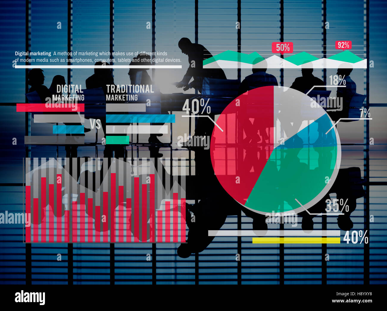 Graph Growth Success Stock Market Finance Analysis Concept Stock Photo ...