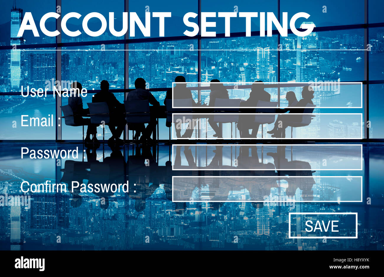 Account setting hi-res stock photography and images - Alamy