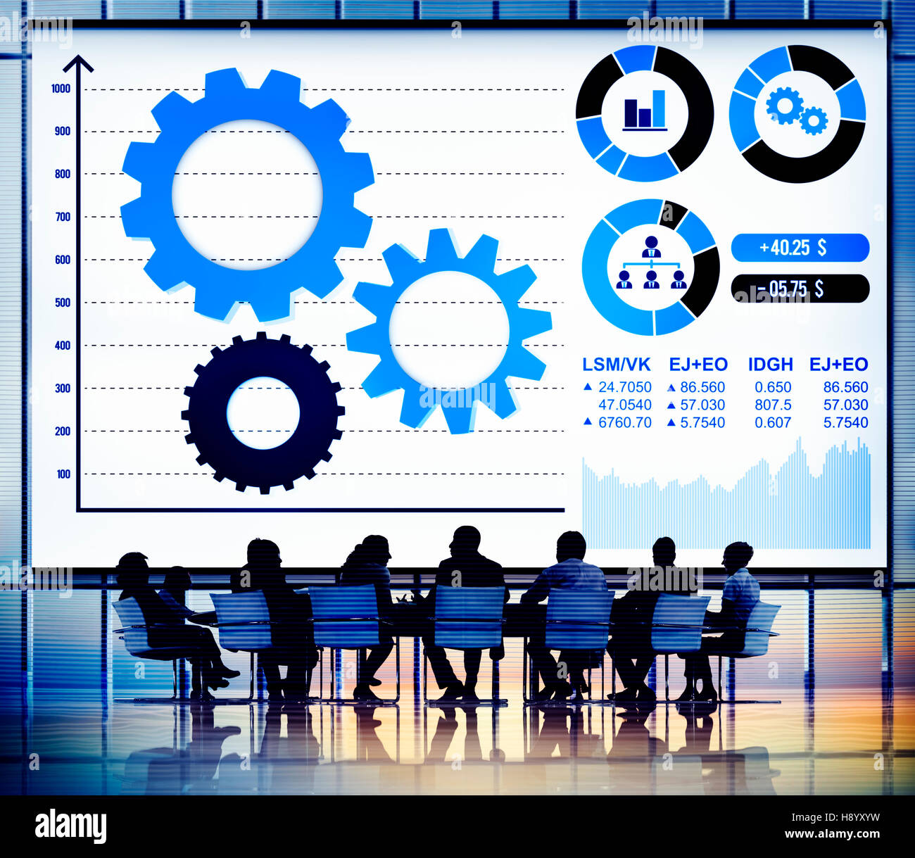 Teamwork Collaboration Strategy Business Marketing Concept Stock Photo ...