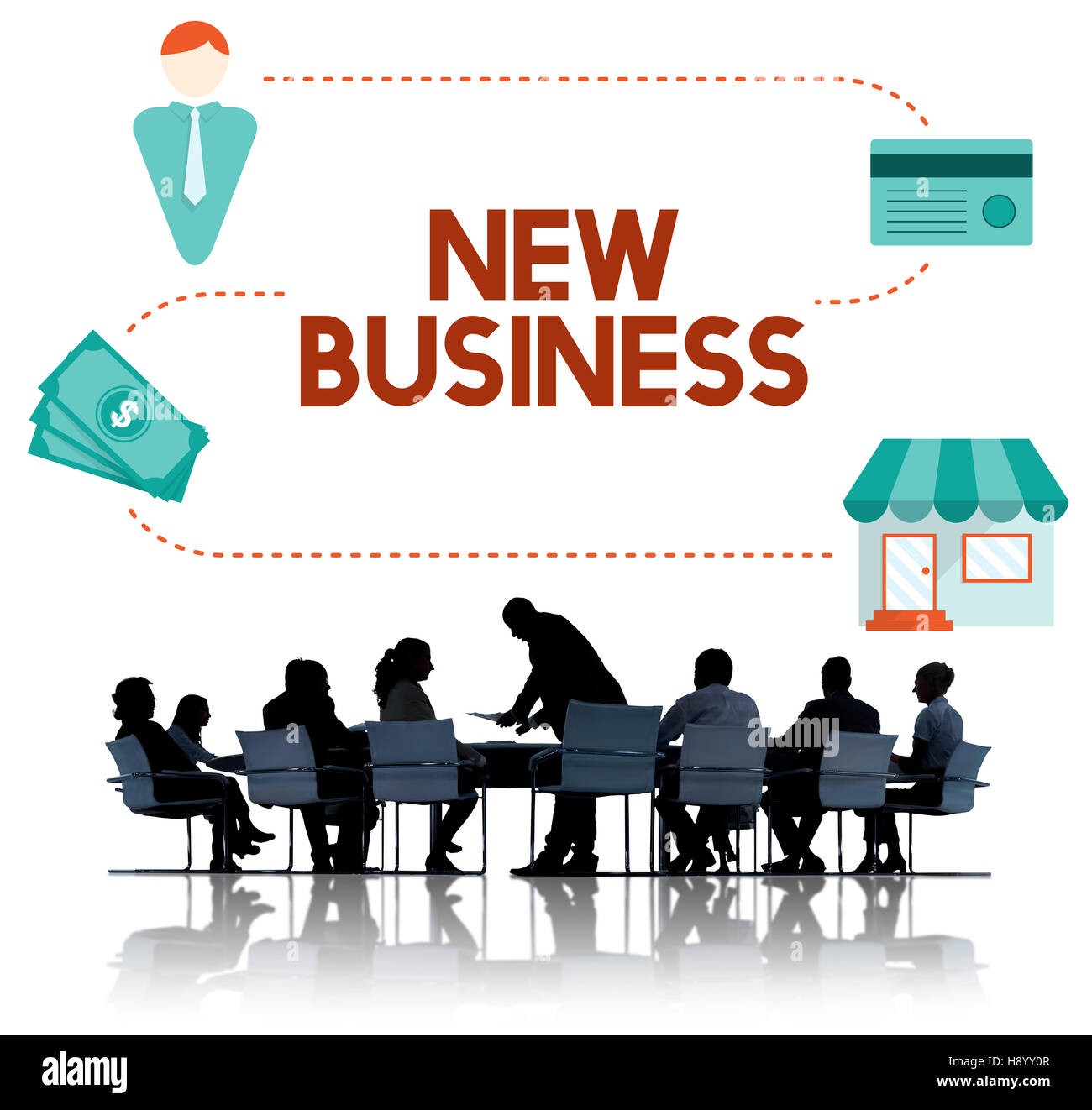 New Business Start up Fresh Ideas Vision Concept Stock Photo - Alamy