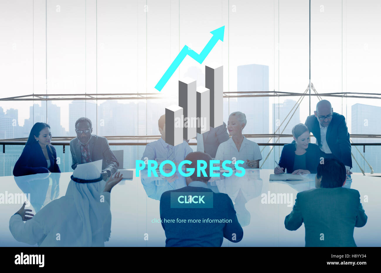 Progress Advance Growth Improvement Better Concept Stock Photo - Alamy