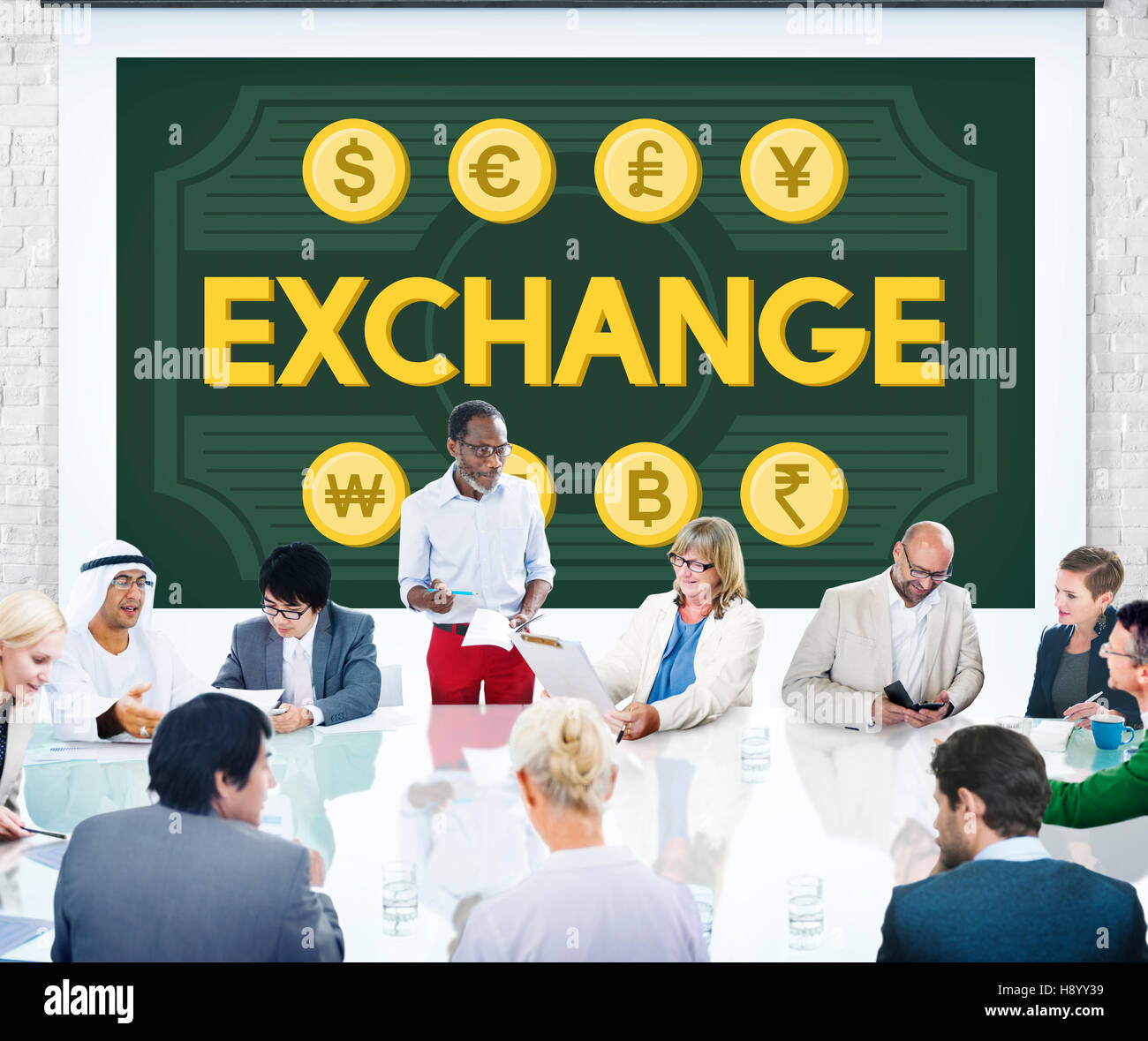Finance Foreign Exchange Money Symbol Concept Stock Photo - Alamy
