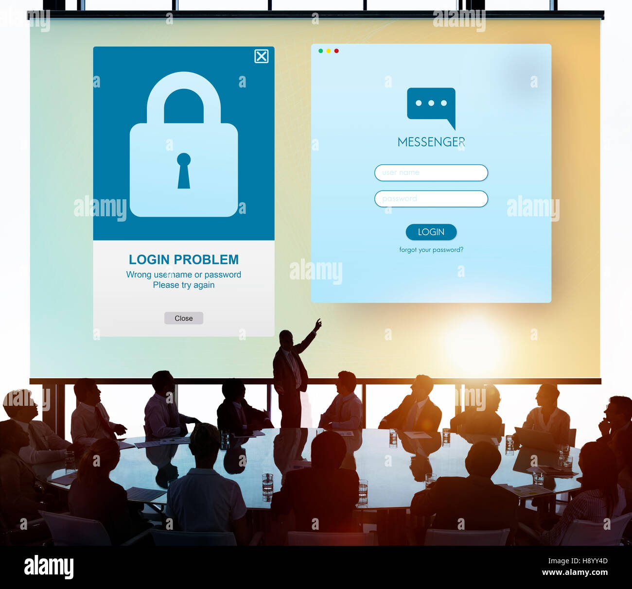 Security Register Account Apply Concept Stock Photo - Alamy