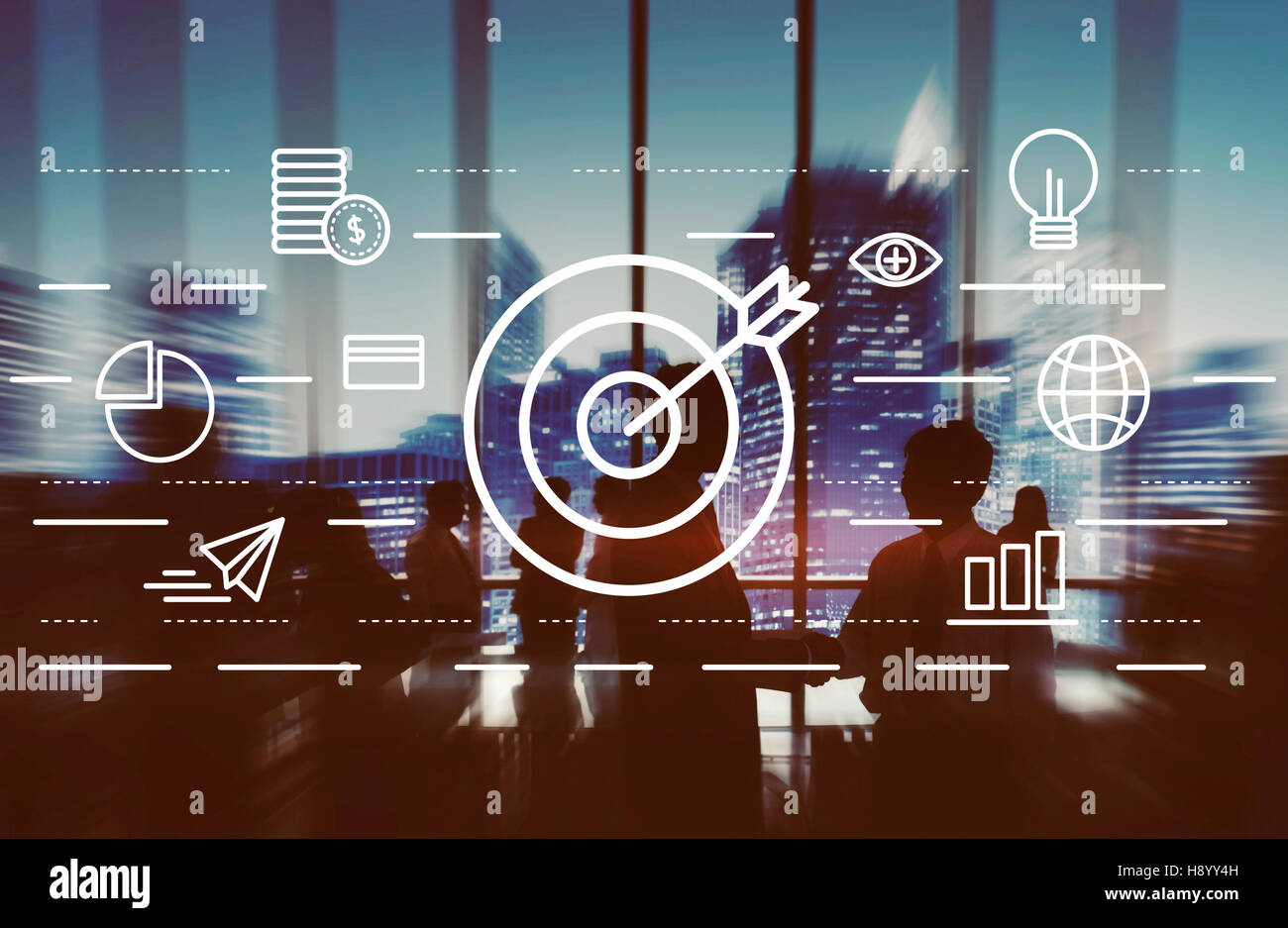 Target Vision Mission Creative Ideas Concept Stock Photo - Alamy