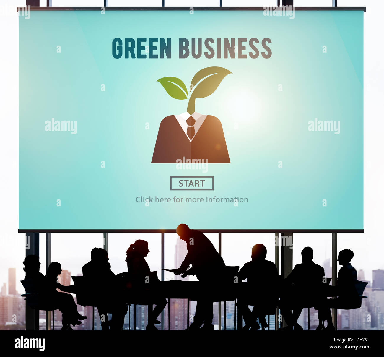 Green Business Responsibility Conservation Nature Concept Stock Photo ...