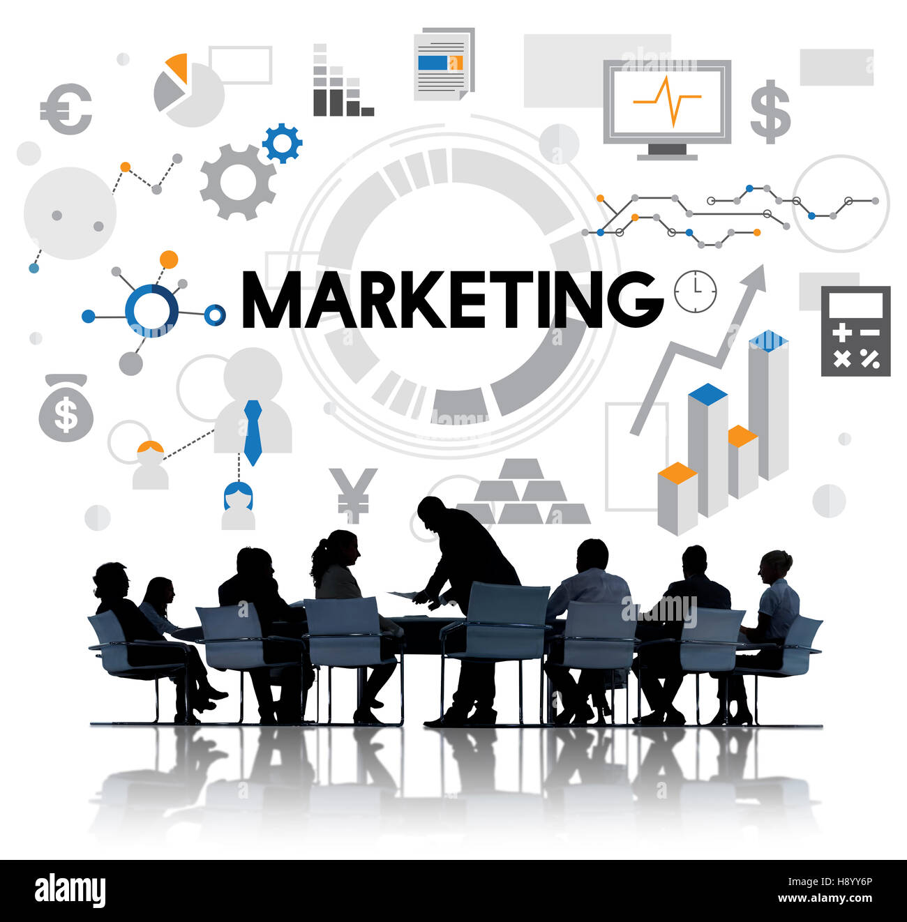 Marketing Business Commercial Strategy Concept Stock Photo - Alamy