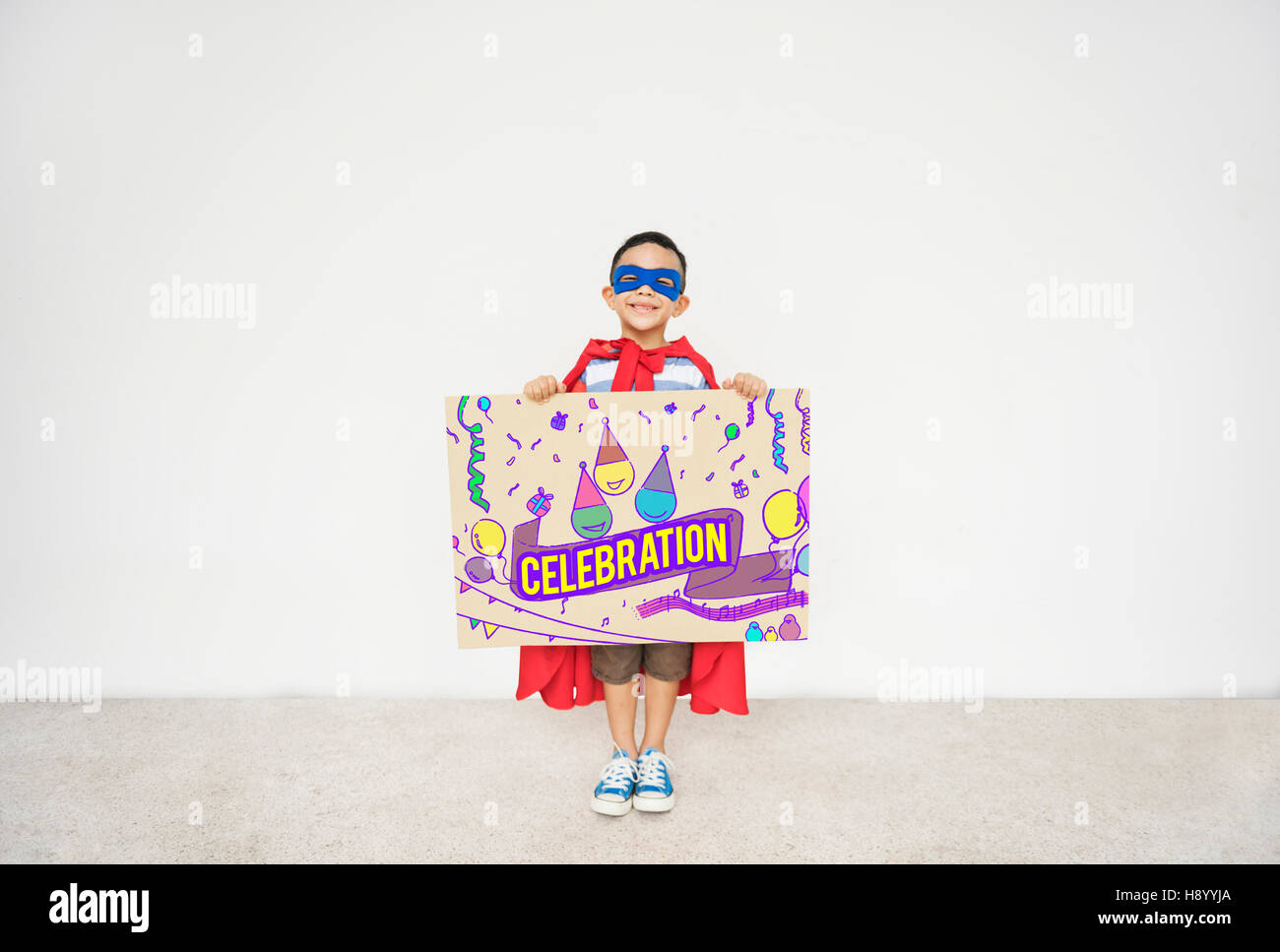 Celebration Congratulations Kid Enjoyment Concept Stock Photo - Alamy