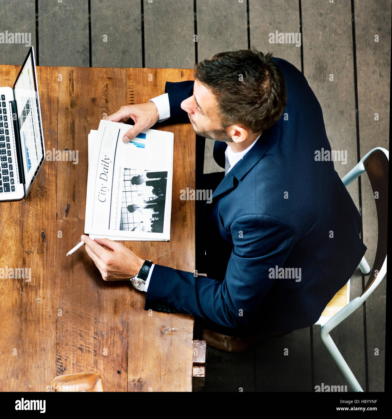 Businessman Working Discussion Meeting Strategy Concept Stock Photo - Alamy