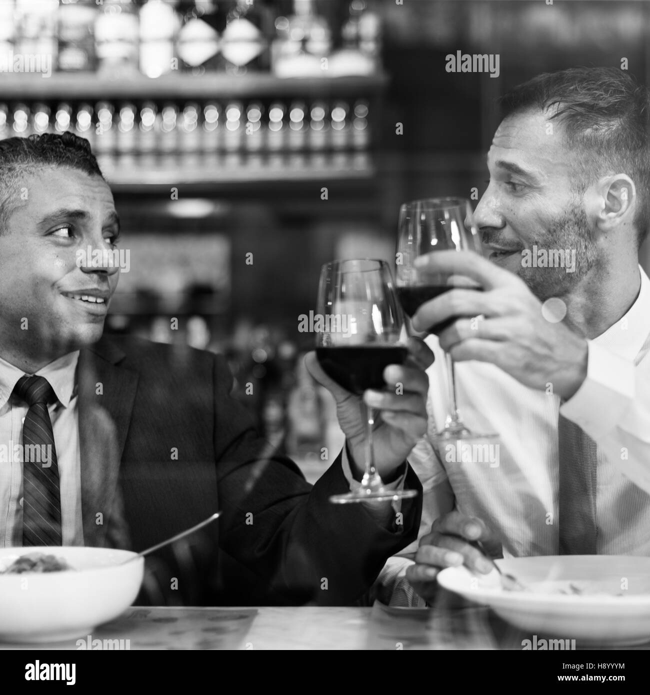 Cheers man Black and White Stock Photos & Images - Alamy
