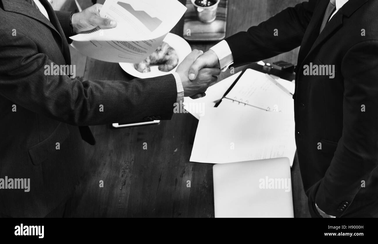 Handshake Partnership Deal Agreement Terms Concept Stock Photo - Alamy