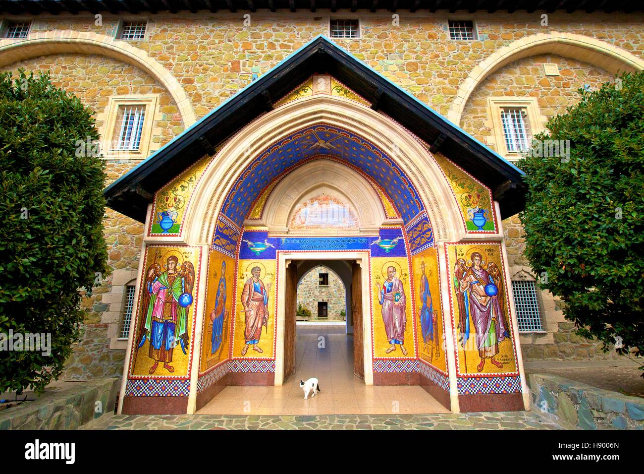 The holy monastery of the virgin of kykkos cyprus hi-res stock ...
