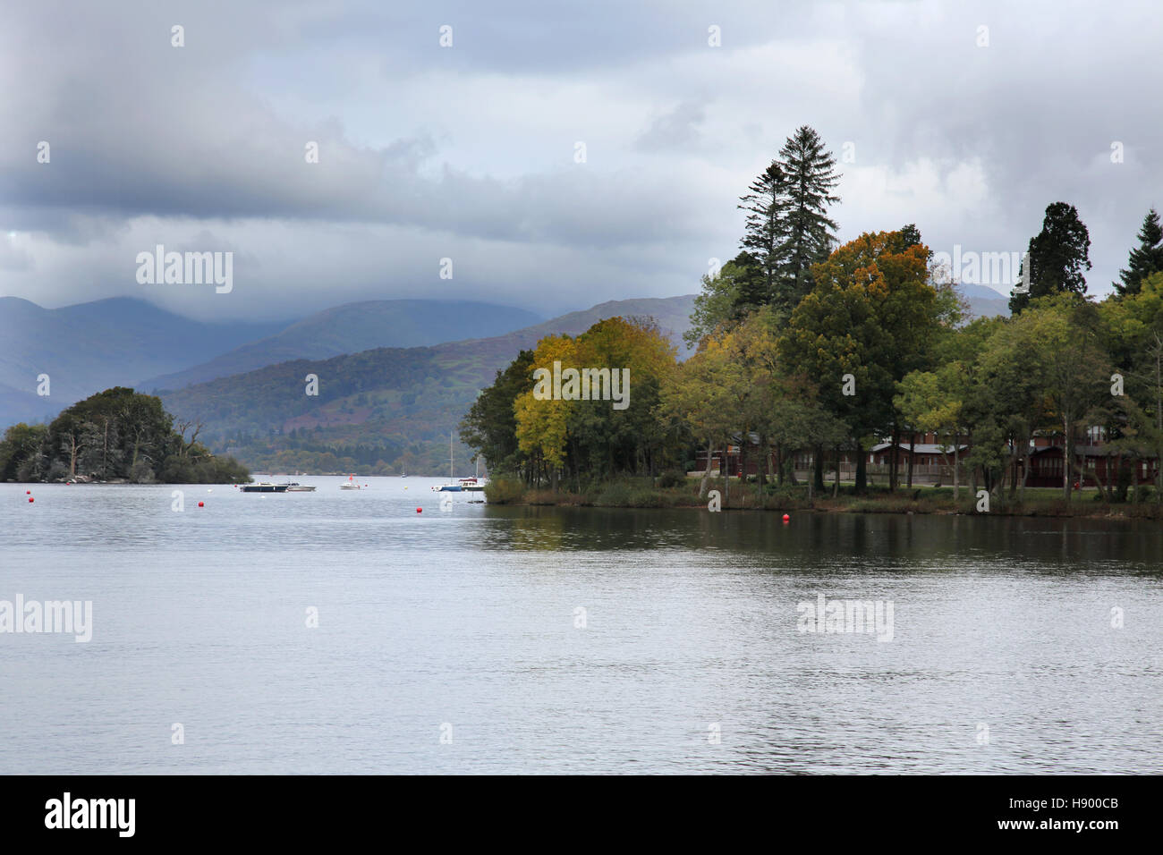 autumn around lake windermere lake district cumbria Stock Photo - Alamy