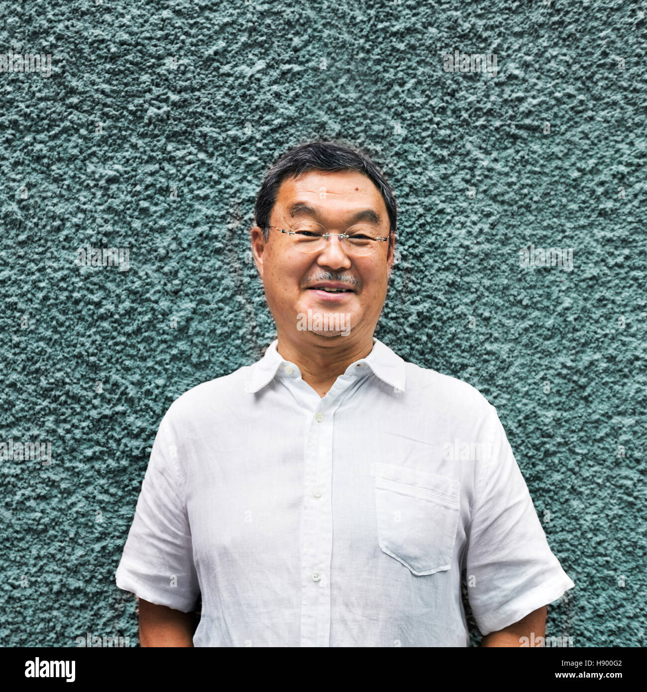 Japanese Man Smiling Lifestyle Protrait Concept Stock Photo - Alamy