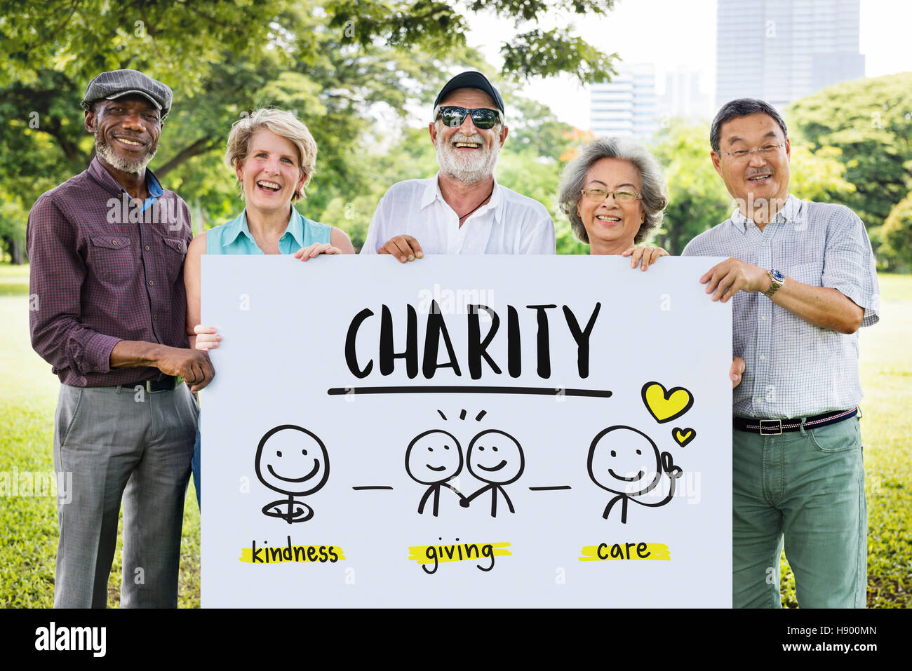 Charity Community Share Help Concept Stock Photo - Alamy