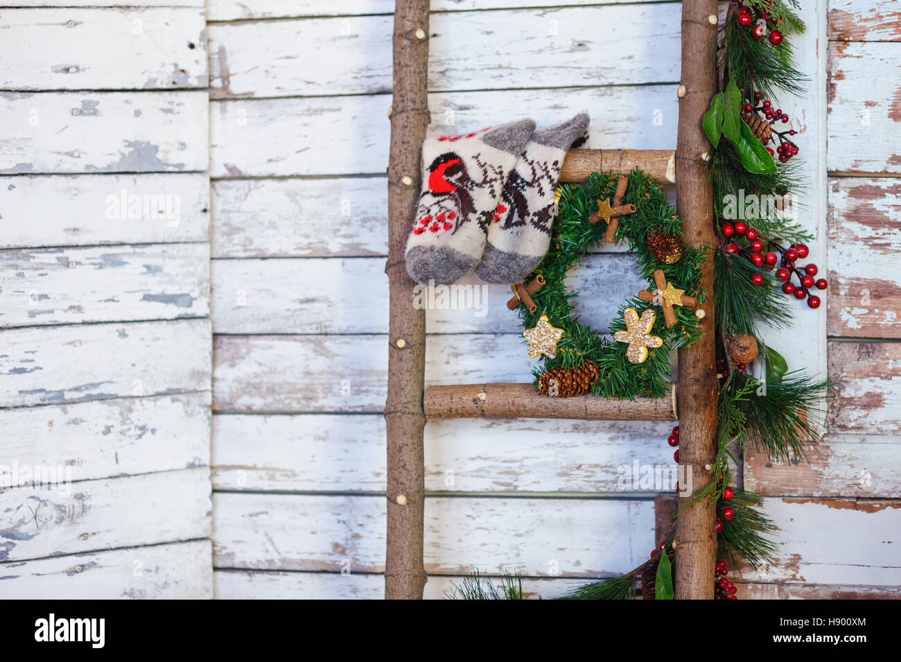 Christmas decor in the Studio Stock Photo - Alamy