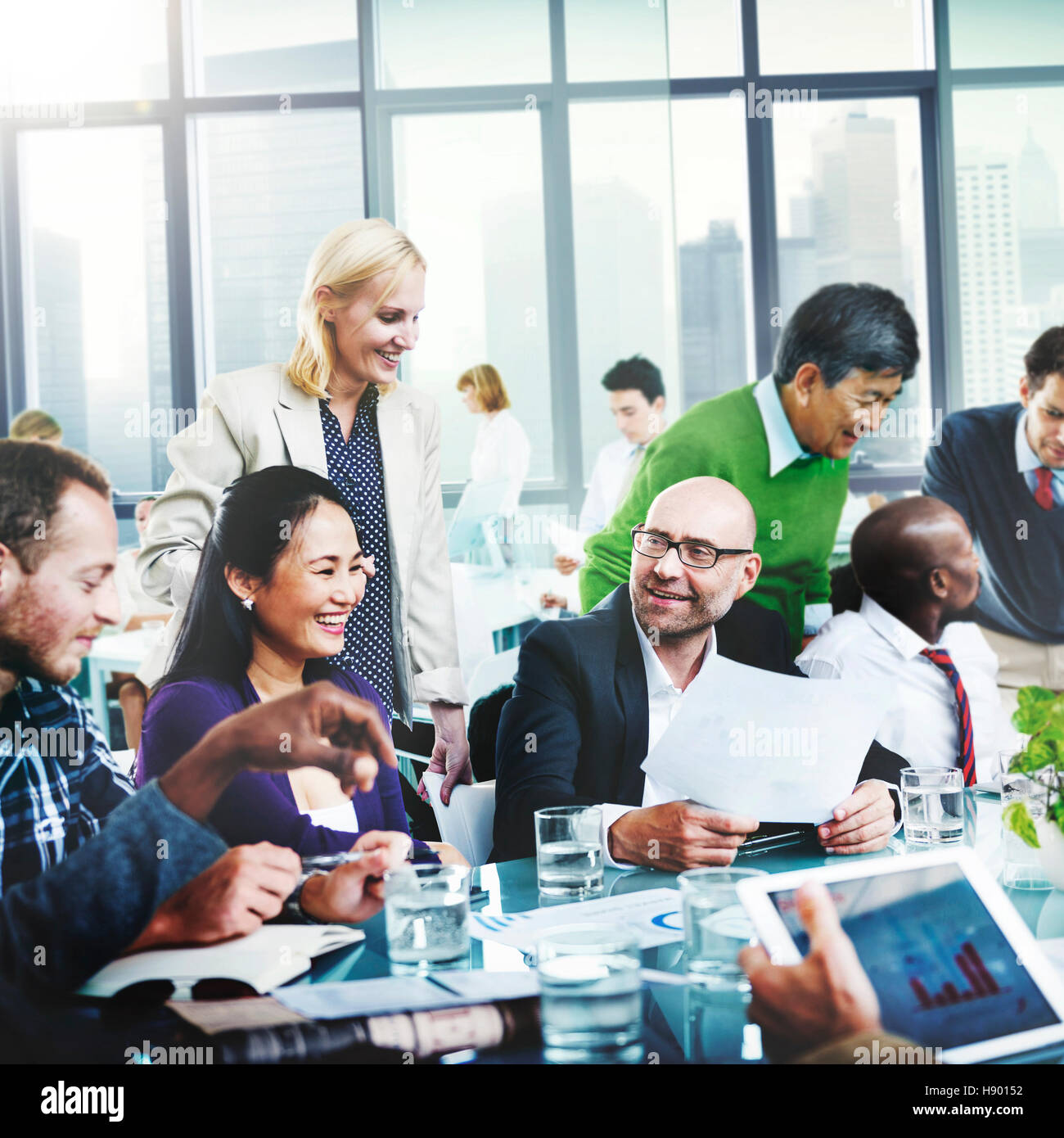 Business Team Cooperation Occupation Partnership Concept Stock Photo ...