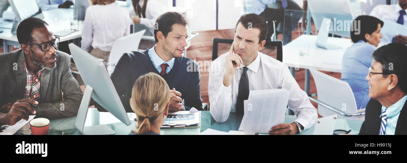 People Global Communication Office Discussion Conversation Group ...