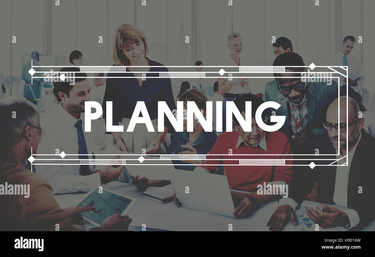 Planning Ideas Objective Operation Solution Vision Concept Stock Photo ...