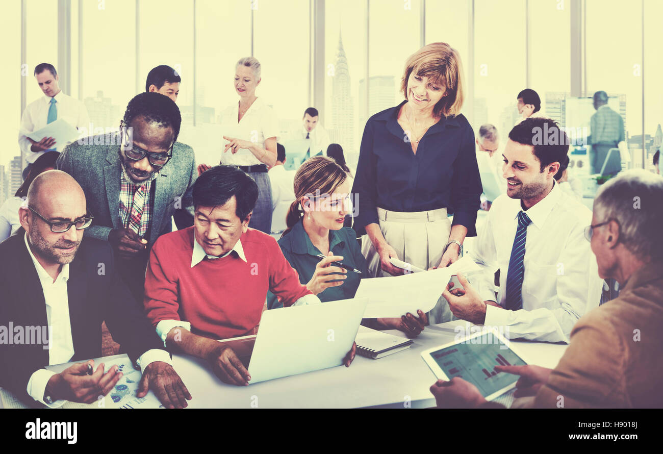 Business People Meeting Corporate Friendship Teamwork Concept Stock ...