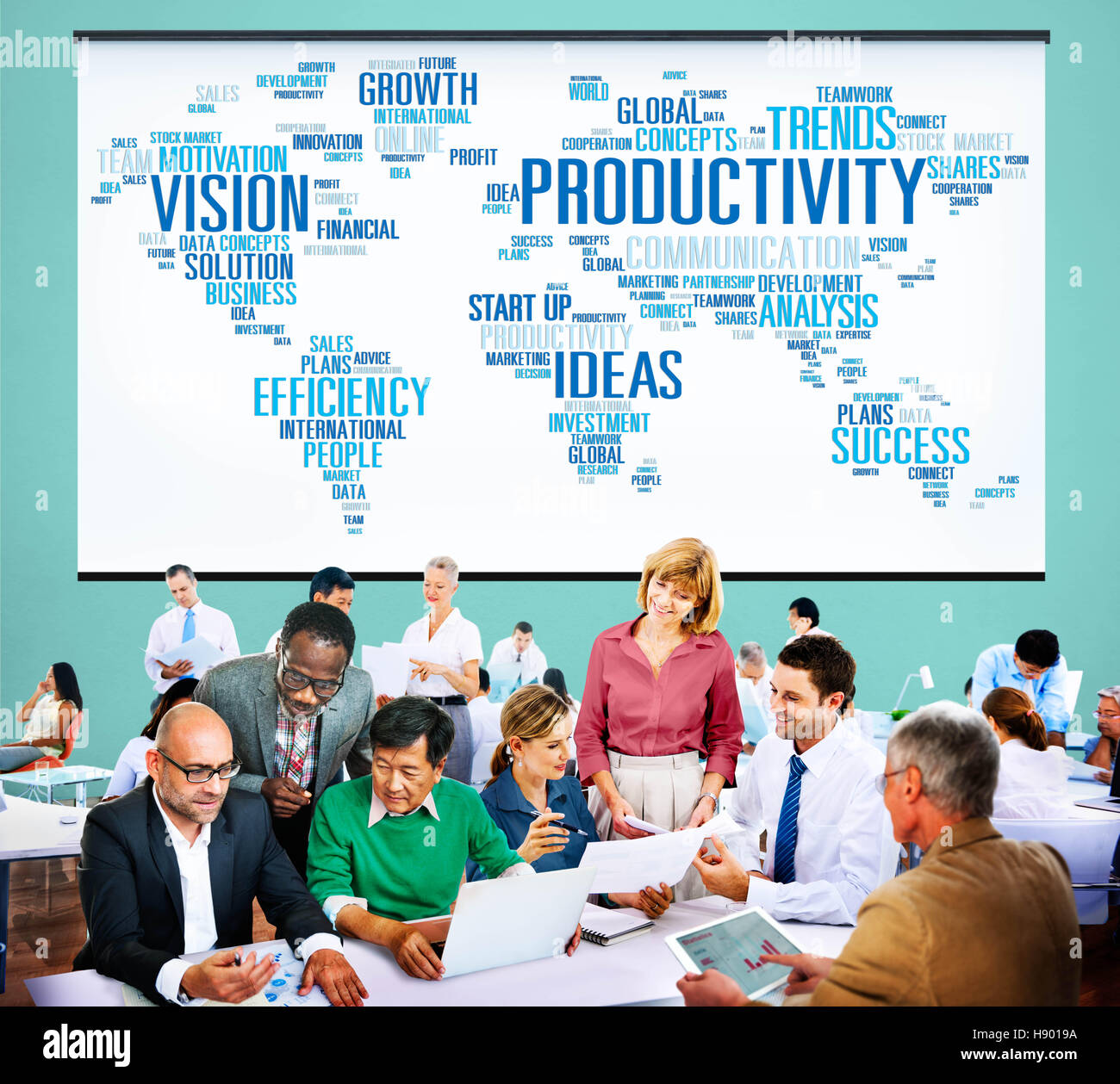 Productivity Vision Idea Efficiency Growth Success Solution Concept ...