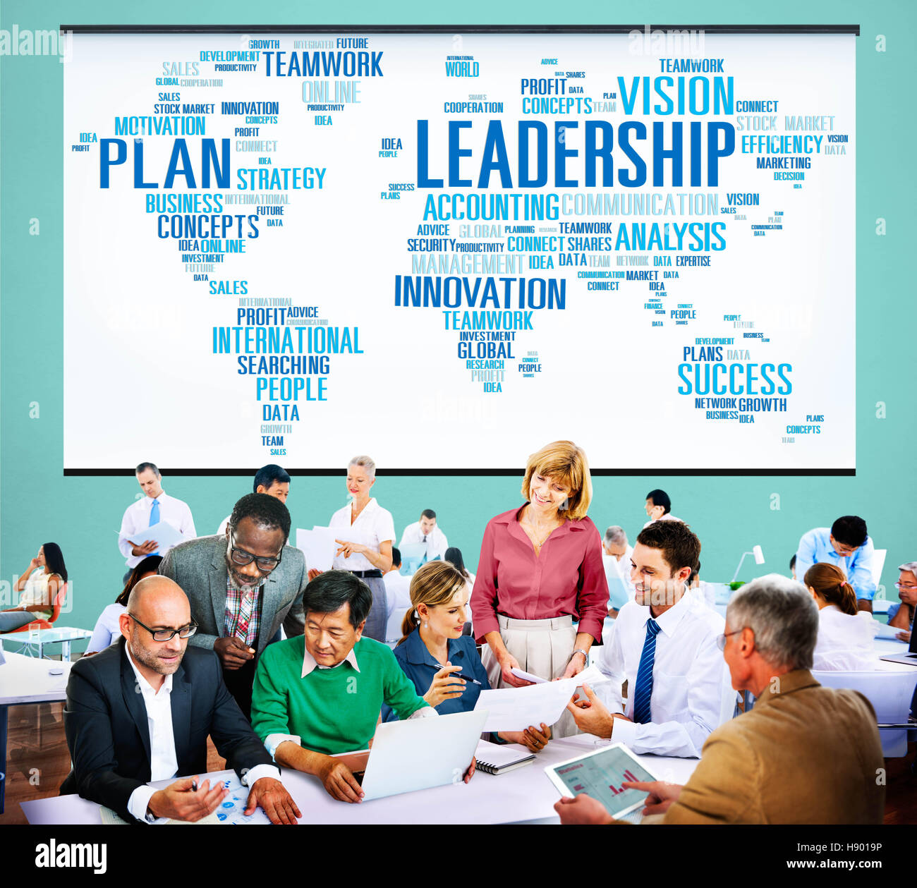 Leadership Boss Management Coach Chief Global Concept Stock Photo - Alamy