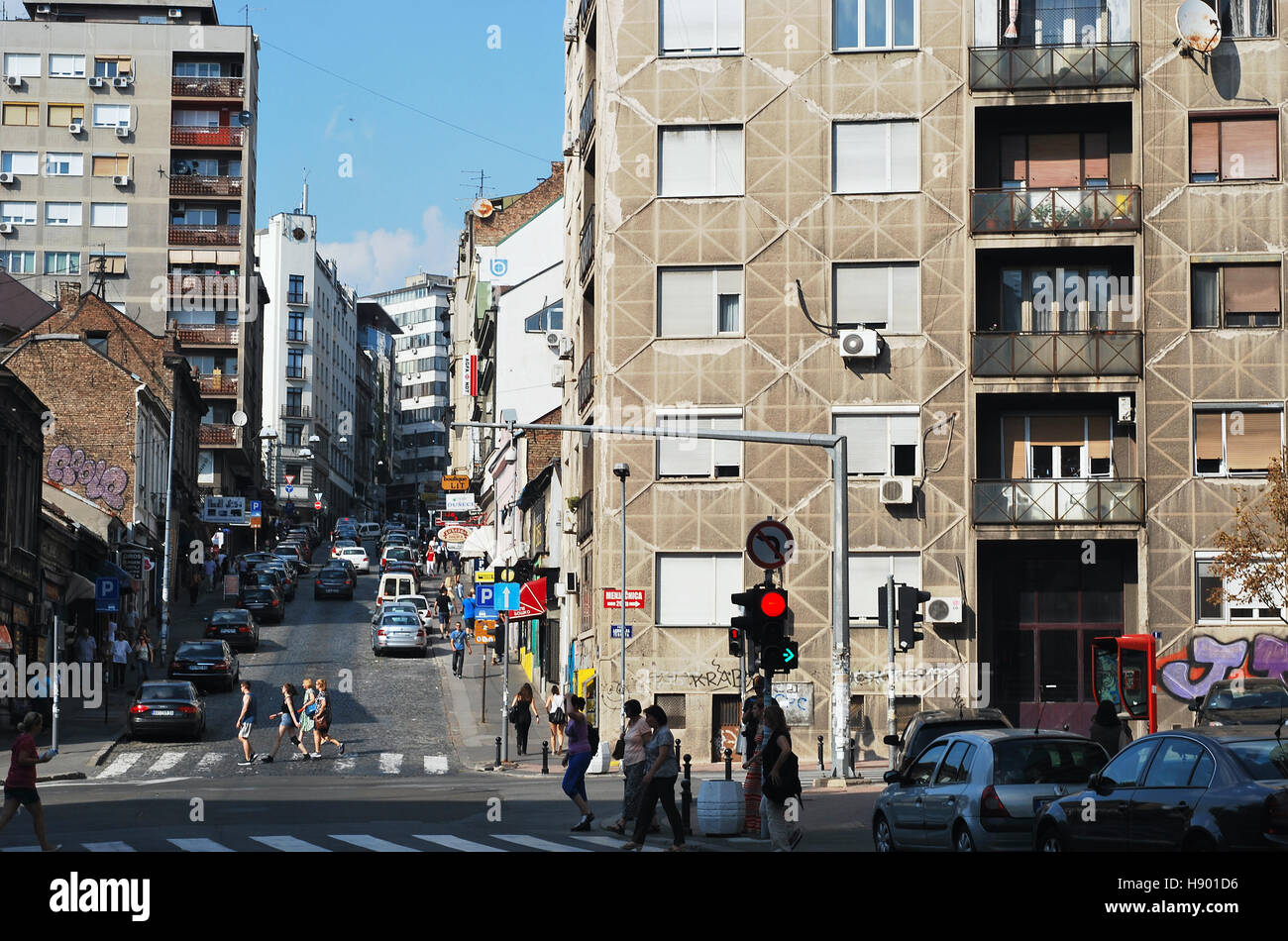 Belgrade streets hi-res stock photography and images - Alamy