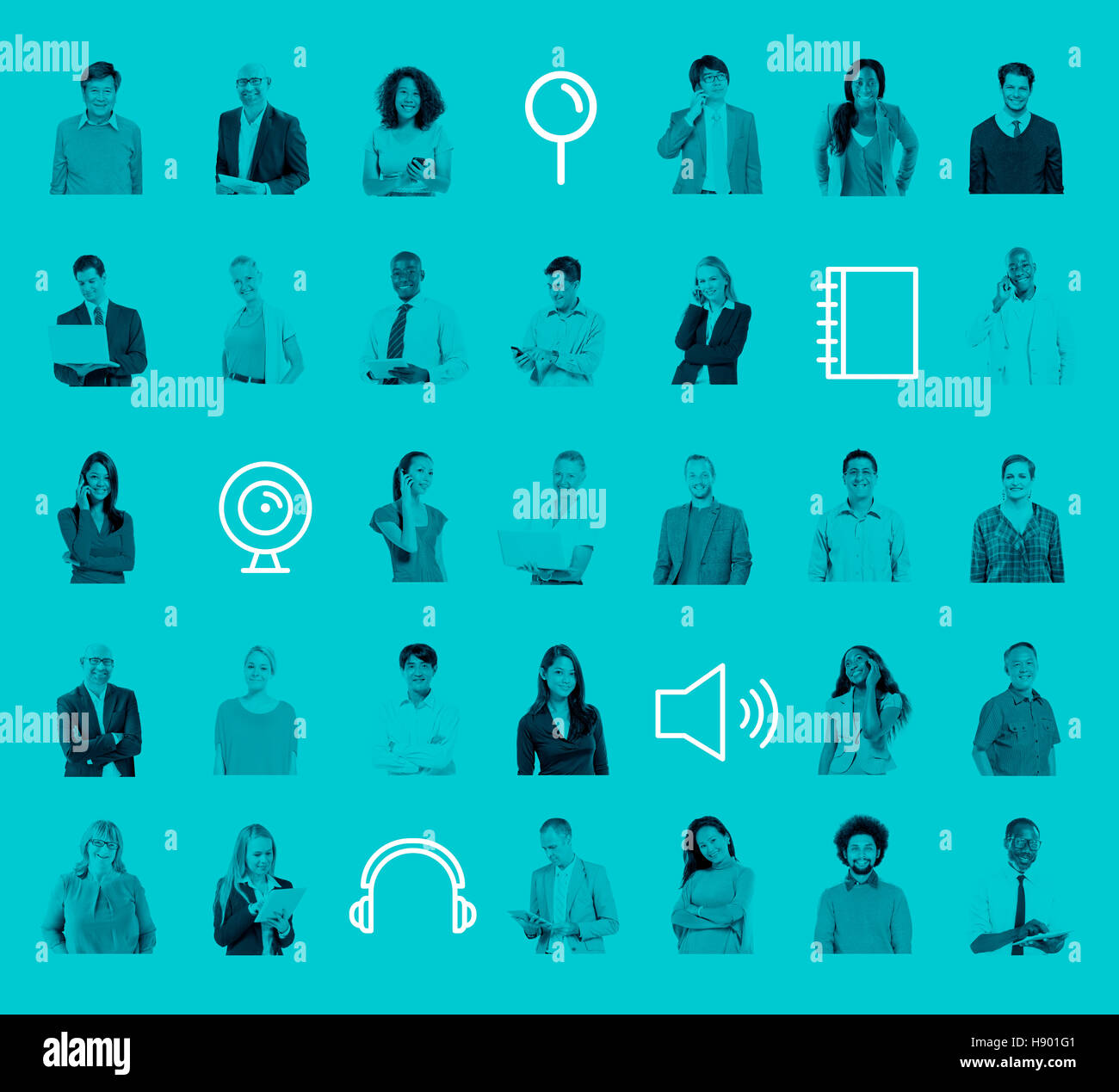 People Community Technology Connection Networking Concept Stock Photo ...