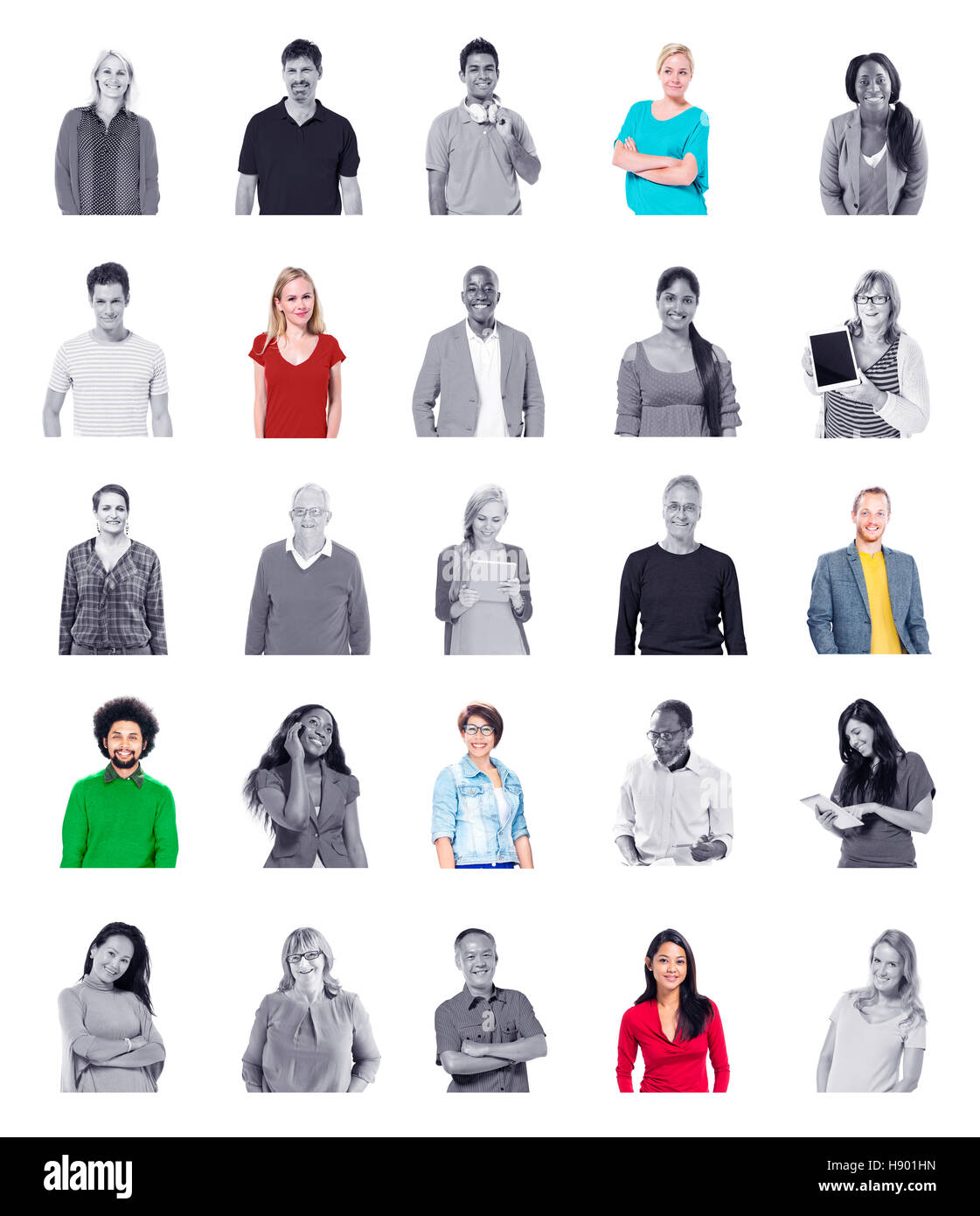 Diverse People Global Communications Technology Concept Stock Photo - Alamy