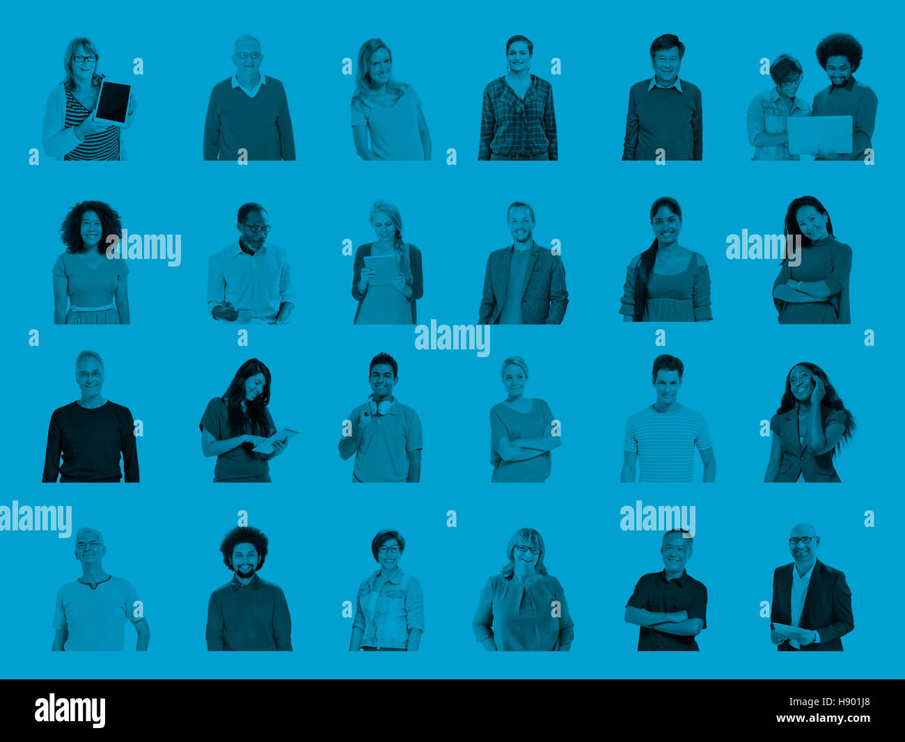 Diverse People Global Communications Technology Concept Stock Photo - Alamy