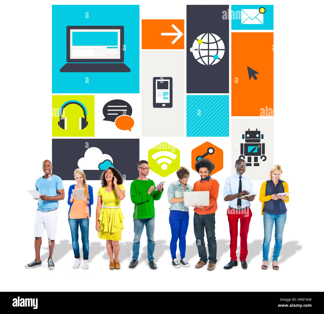 Computer Cloud Computing Storage Media Digital Concept Stock Photo - Alamy