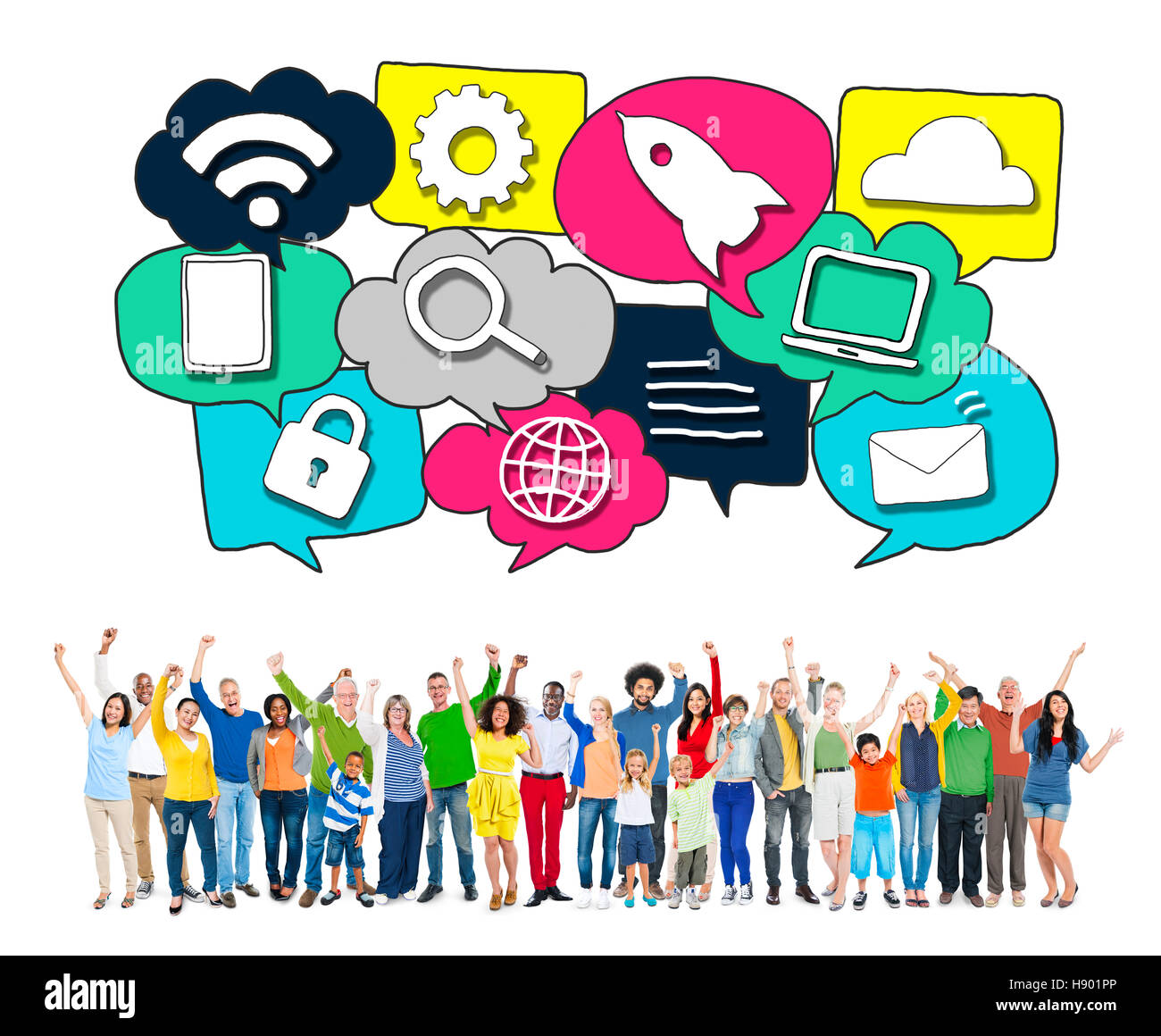 Modern communication technology hi-res stock photography and images - Alamy