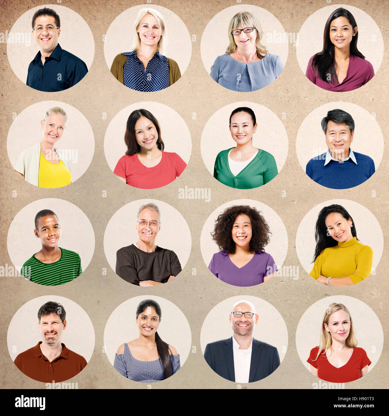 Collection group of people hi-res stock photography and images - Alamy