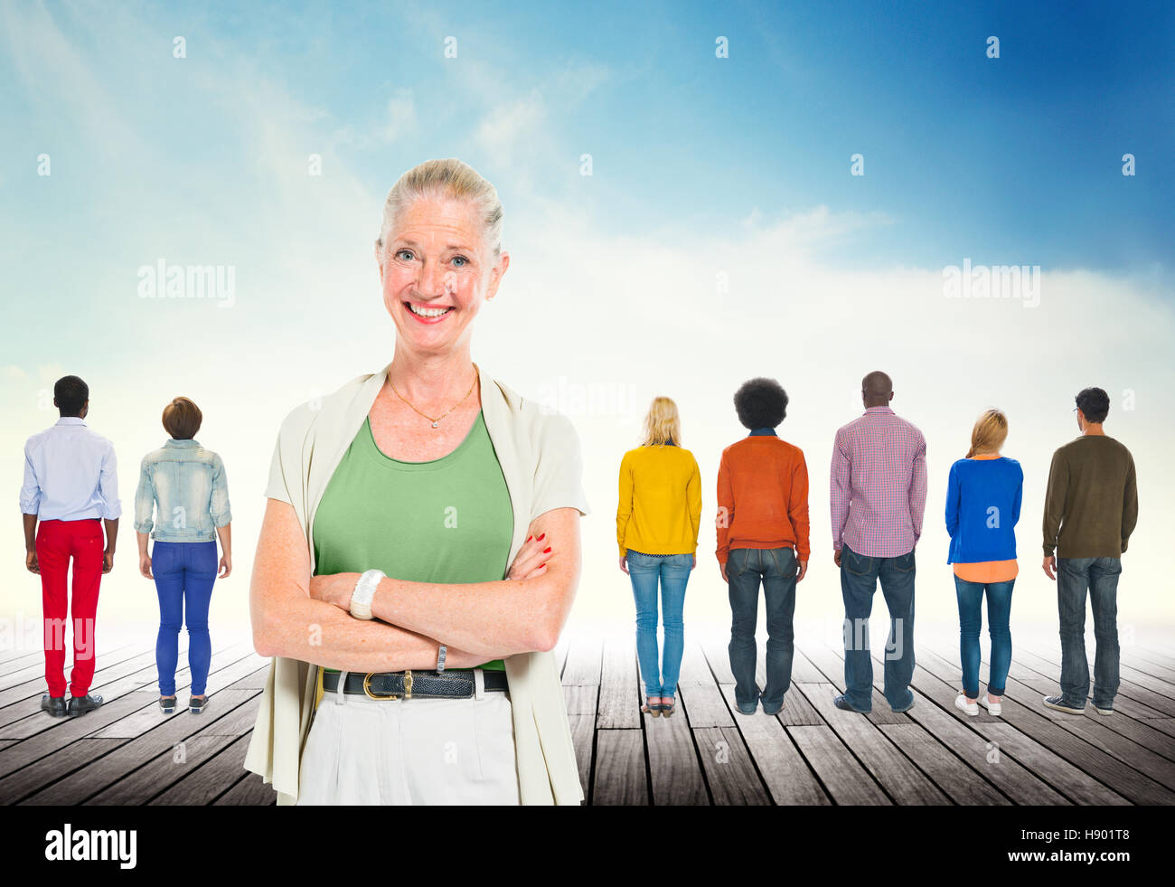 Team unique hi-res stock photography and images - Alamy