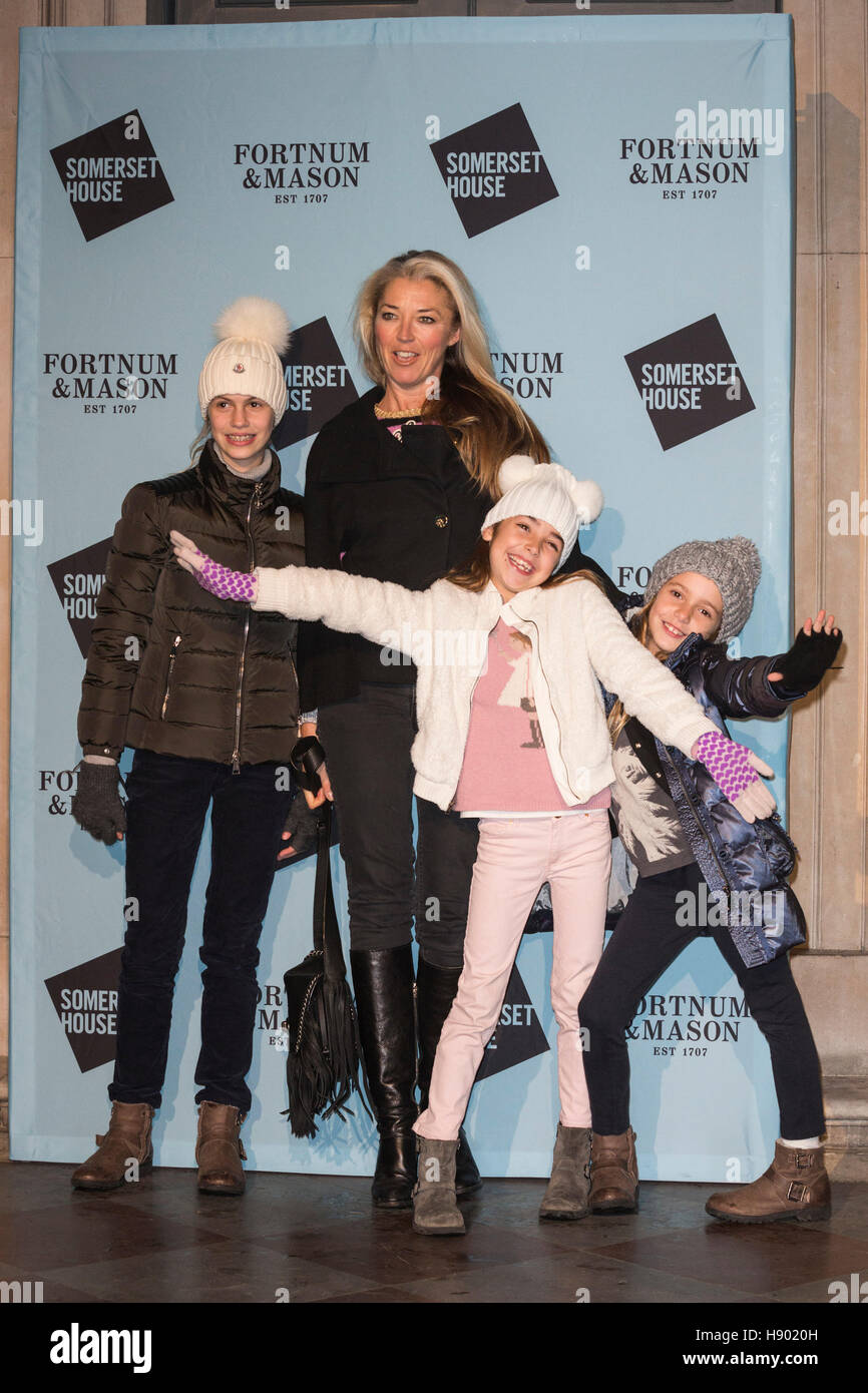 London, UK. 16th November 2016. Pictured: Tamara Beckwith with children ...
