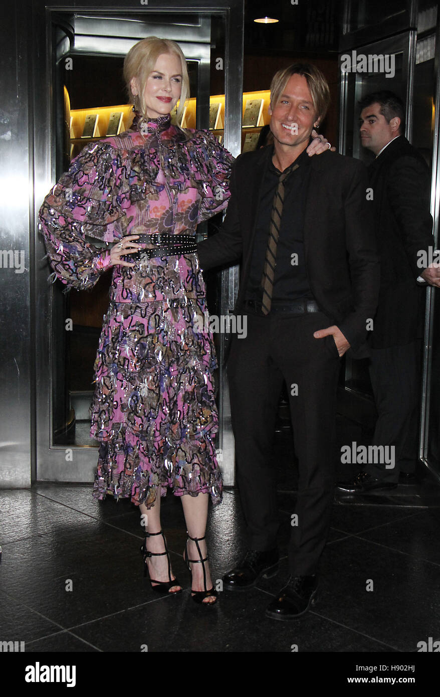 NEW YORK, NY November 16: Nicole Kidman, Keith Urban at the Weinstein ...