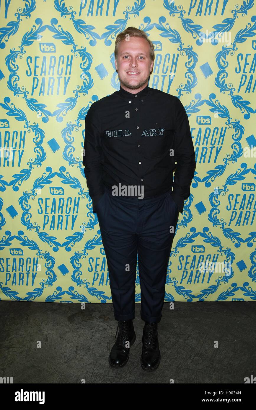 New York, NY, USA. 16th Nov, 2016. John Early at TBS Search Party ...