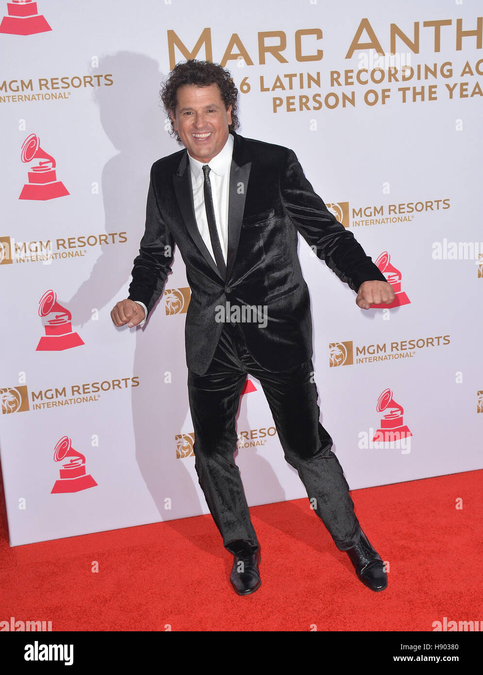 Las Vegas, Nevada, USA. 16th Nov, 2016. Colombian singer/ actor Carlos ...