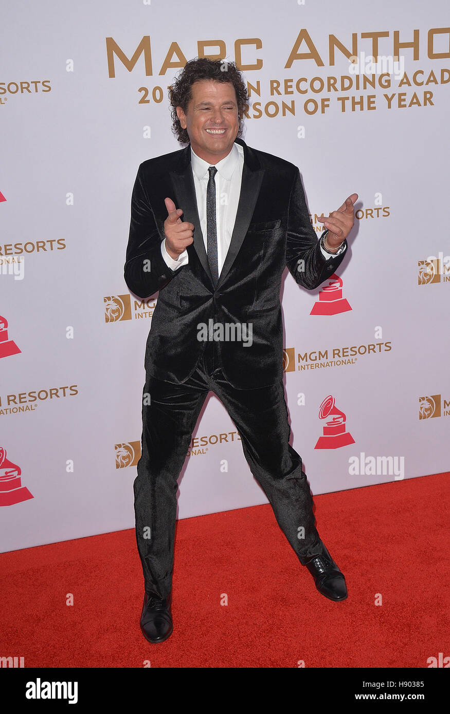 Las Vegas, Nevada, USA. 16th Nov, 2016. Colombian singer/ actor Carlos ...