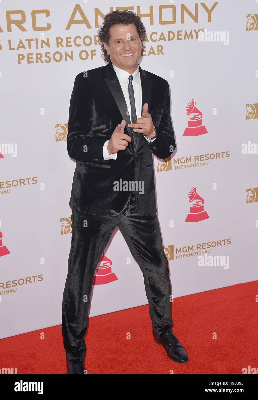 Las Vegas, Nevada, USA. 16th Nov, 2016. Colombian singer/ actor Carlos ...