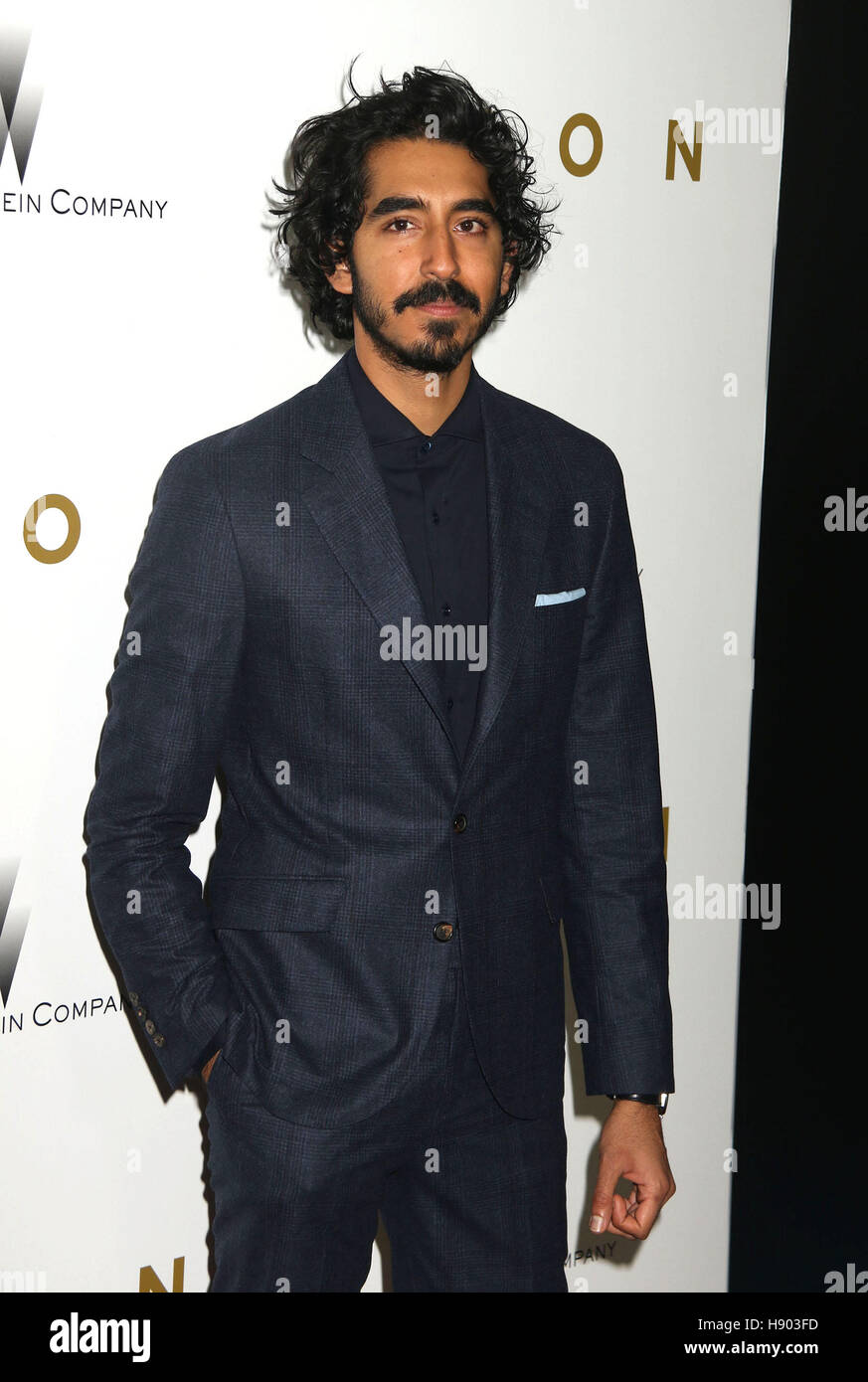 New York, USA. 16th Nov, 2016. Actor Dev Patel attends the New York ...