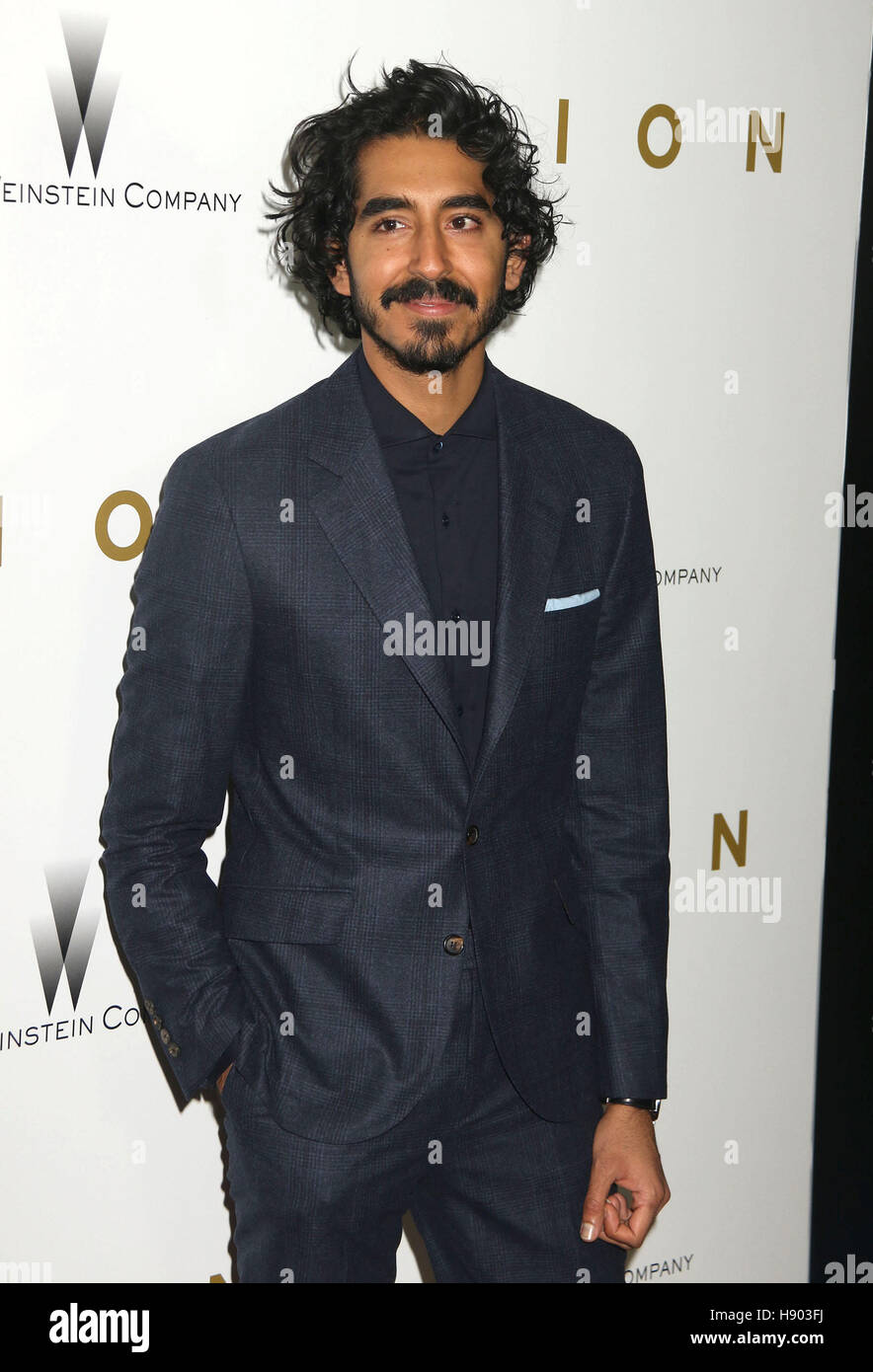 New York, USA. 16th Nov, 2016. Actor Dev Patel attends the New York ...